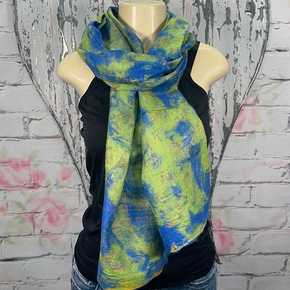 Sherpa Ko | Accessories | Nepal Handmade Sherpa Ko Wool Silk Scarf ...